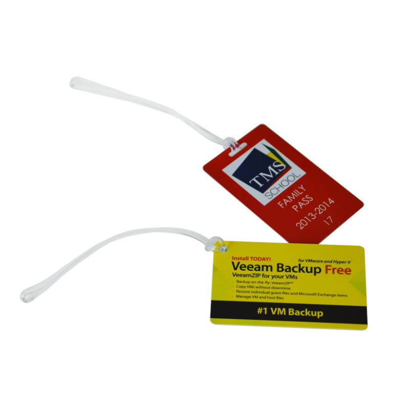 Clear Plastic Luggage Loop Straps - HYDCARD